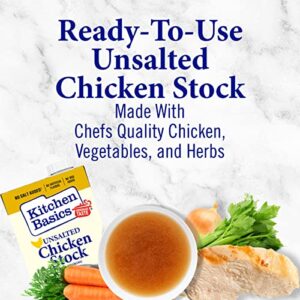 Kitchen Basics All Natural Unsalted Chicken Stock, 32 fl oz