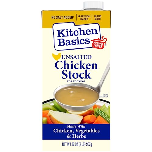 Kitchen Basics All Natural Unsalted Chicken Stock, 32 fl oz