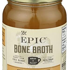 Epic Artisanal Bone Broth, Homestyle Savory Chicken, 14 oz.