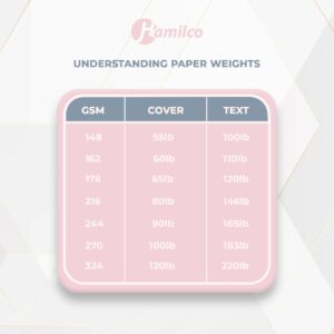 Hamilco Cream Colored Cardstock Thick Paper - 8 1/2 x 11" Heavy Weight 100 lb Cover Card Stock for Printer - 50 Pack