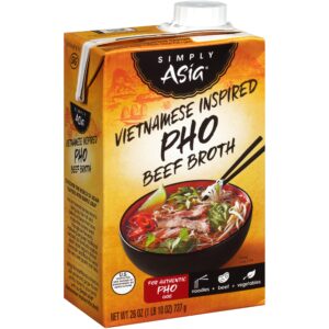 simply asia vietnamese inspired pho beef broth, 26 fl oz