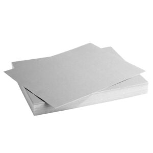 Best Paper Greetings 96 Sheet Silver Shimmer Metallic Cardstock, Double-Sided Paper for Scrapbooking, DIY Projects (8.5x11 In, 250 gsm)