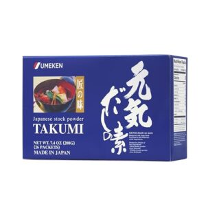 umeken takumi stock powder, no msg added, 26 packets/pack of 1