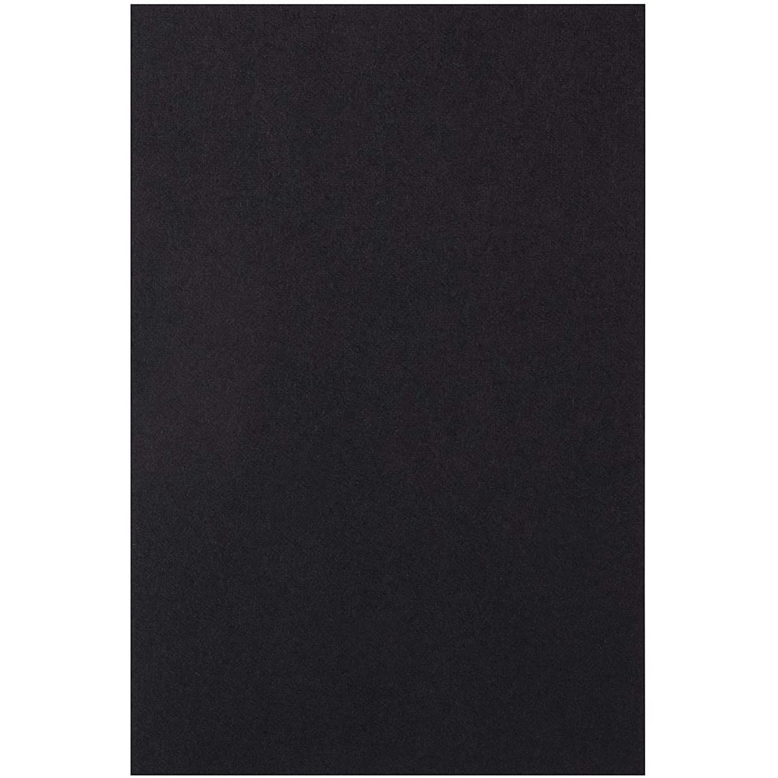 Black Cardstock - 200-Pack 4x6 Heavyweight Smooth Cardstock, 80lb 216GSM Cover Card Stock, Unruled Thick Stationery Paper, For Postcard, Invitation, Announcement, Marketing Material, 4 x 6 Inches