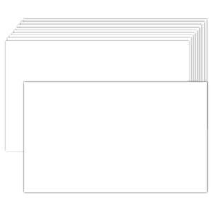 100 pack white blank index cards 3x5 unlined note cards, goefun 80lb heavy duty card stock thick paper for postcards, photo paper, syllable boards