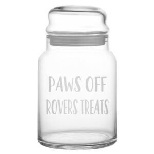 let's make memories personalized variety glass candy jars - any message design, freehand font