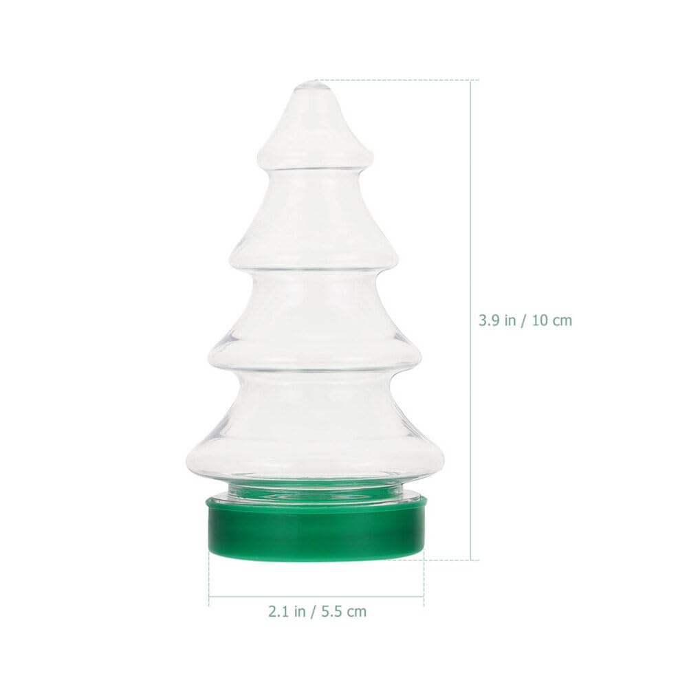 Toddmomy 12 Pcs Candy Bottle Christmas Cookie Bottle Christmas Tree Candy Jar Holiday Candy Boxes Christmas Supplies Candy Storage Bottle Christmas Candy Jar Candy Packaging Bottle