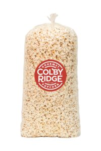 colby ridge gourmet craft popped gluten free popcorn bulk sized large gift party bags (bulk 5 gal. 80 cups) (fluffy white)