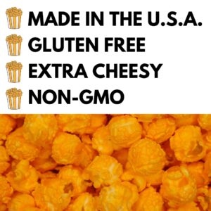 Uncle Myron's Cheddar Cheese Popcorn, Cheese Popcorn, 9 oz. Bag, Gluten Free, Gourmet Popcorn, Cheesey Popcorn, Cheesy Popcorn, Cheese Corn