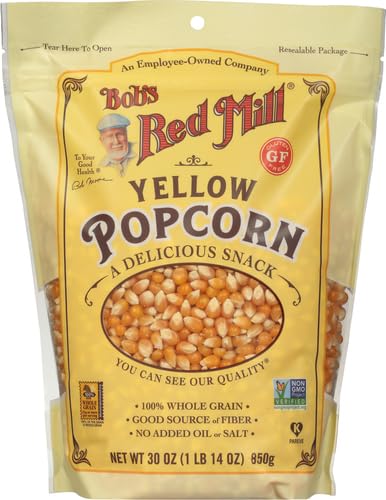 Bob's Red Mill Whole Yellow Popcorn, 30 Oz