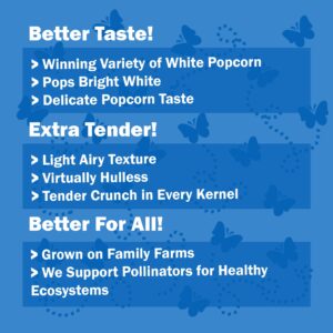 Black Jewell Gourmet Popcorn Kernels, Blue Ribbon White, 28.35oz (Pack of 1)