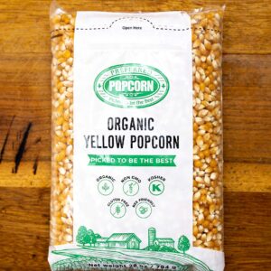 Preferred Popcorn Organic Popcorn, 28 Ounce bag, Pack of 4, 30 Servings Per Bag