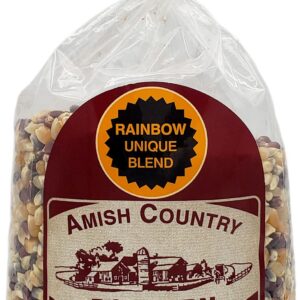 Amish Country Popcorn | 2 lb Bag | Rainbow Popcorn Kernels | Old Fashioned, Non-GMO and Gluten Free (Rainbow - 2 lb Bag)