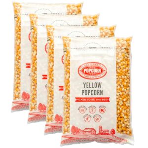 preferred popcorn non-gmo popcorn, 28 ounce bag, pack of 4, 30 servings per bag