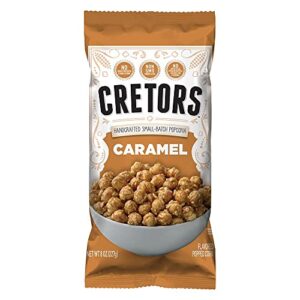 g.h. cretors’ caramel corn – irresistible gourmet caramel popcorn snacks in individual bags, 8 oz (6 pack)