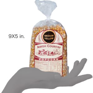 Amish Country Popcorn | 2 lb Bag | Medium Yellow Popcorn Kernels | Old Fashioned, Non-GMO and Gluten Free (Medium Yellow - 2 lb Bag)