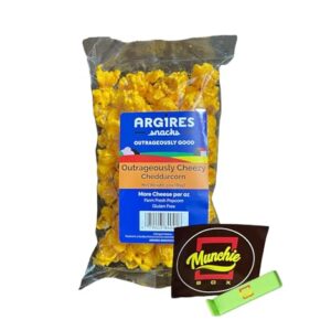 Argires Chicago 3 pack Gourmet Cheddar Cheese Popcorn 3 oz Bags - Chicago Snack House