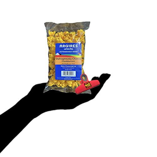 Argires Chicago 3 pack Gourmet Cheddar Cheese Popcorn 3 oz Bags - Chicago Snack House