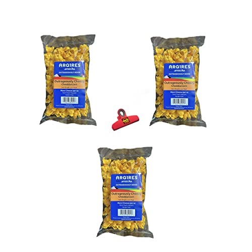 Argires Chicago 3 pack Gourmet Cheddar Cheese Popcorn 3 oz Bags - Chicago Snack House