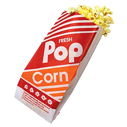 1 Oz Popcorn Bags. Pack of 125 Count