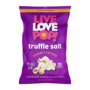 live love pop truffle salt popcorn 4.4 oz. (12 pack) …