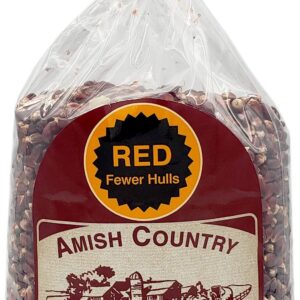 Amish Country Popcorn | 2 lbs Bag | Red Popcorn Kernels | Old Fashioned, Non-GMO and Gluten Free (Red - 2 lbs Bag)