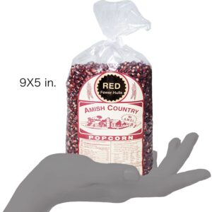 Amish Country Popcorn | 2 lbs Bag | Red Popcorn Kernels | Old Fashioned, Non-GMO and Gluten Free (Red - 2 lbs Bag)