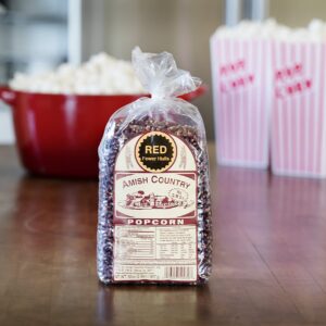 Amish Country Popcorn | 2 lbs Bag | Red Popcorn Kernels | Old Fashioned, Non-GMO and Gluten Free (Red - 2 lbs Bag)