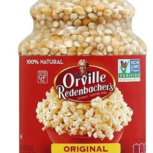 Orville Redenbacher's Gourmet Popping Corn, Original Pop Corn and Popping & Topping Buttery Flavored Oil (Pack of 2) - with Make Your Day Bag Clip