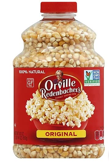 Orville Redenbacher's Gourmet Popping Corn, Original Pop Corn and Popping & Topping Buttery Flavored Oil (Pack of 2) - with Make Your Day Bag Clip