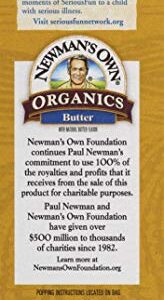 Newman's Own Organic Pop's Corn Microwave Popcorn, Butter, 3 Count