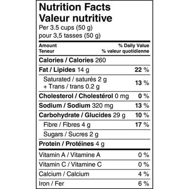 Frito Lay Smartfood Sour Cream & Onion Ready to Eat Popcorn 175g/6.2oz Imported from Canada