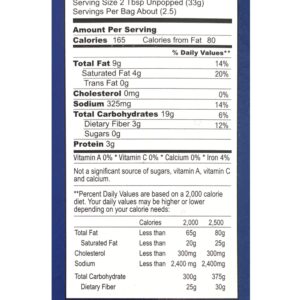 Preferred Popcorn Microwave Popcorn, Non-GMO, Whole Grain, Gluten Free (Natural, 18 Microwavable Bags)