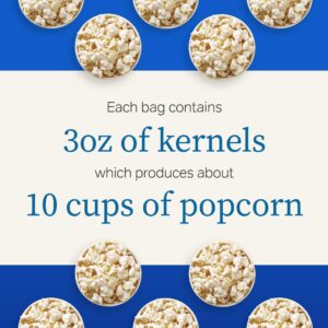 Preferred Popcorn Microwave Popcorn, Non-GMO, Whole Grain, Gluten Free (Natural, 18 Microwavable Bags)