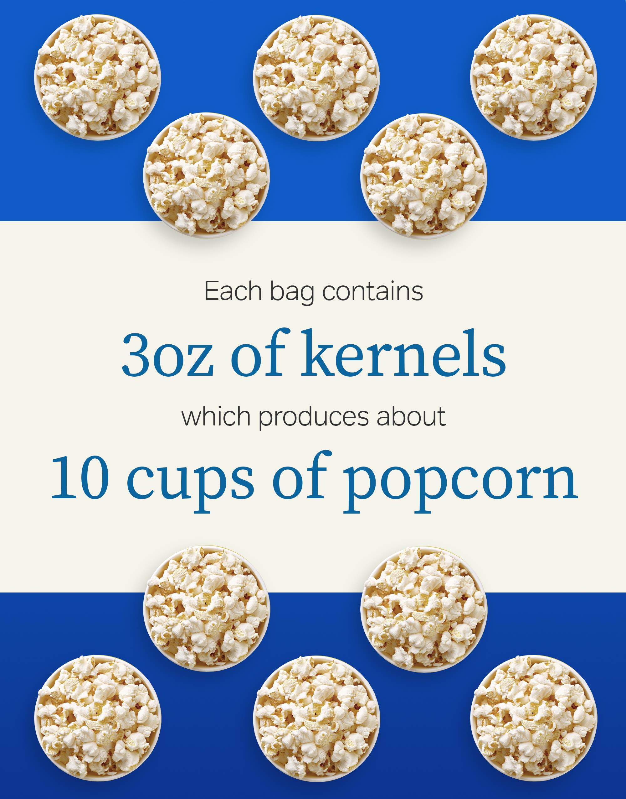 Preferred Popcorn Microwave Popcorn, Non-GMO, Whole Grain, Gluten Free (Natural, 18 Microwavable Bags)