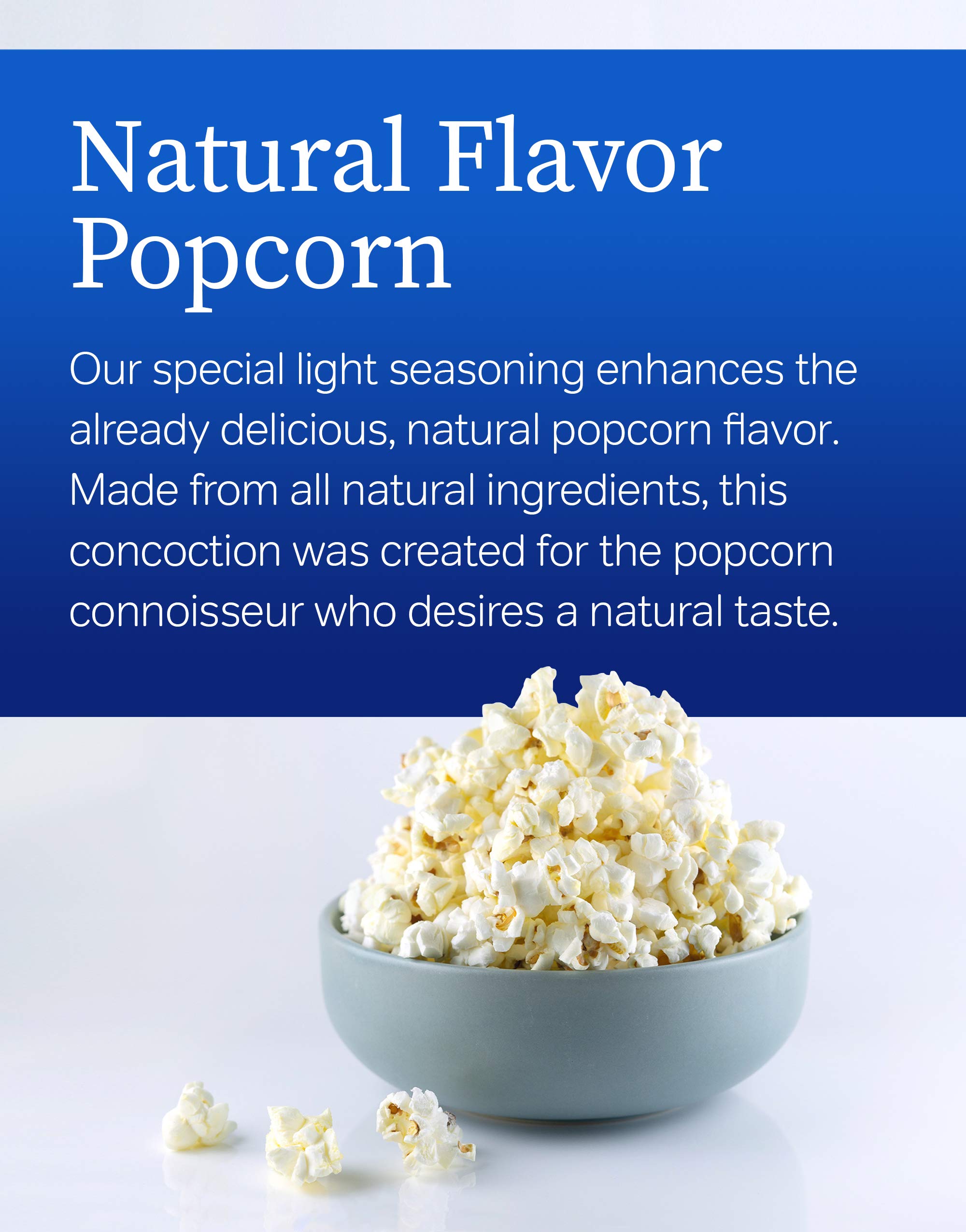 Preferred Popcorn Microwave Popcorn, Non-GMO, Whole Grain, Gluten Free (Natural, 18 Microwavable Bags)