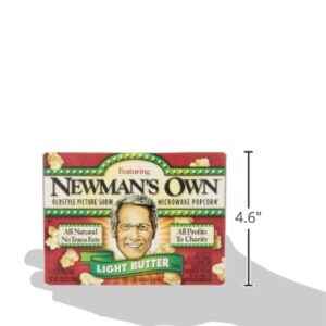 Newman's Own Light Butter Popcorn, 3.5 Oz, 3 Ct