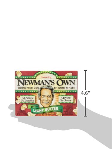 Newman's Own Light Butter Popcorn, 3.5 Oz, 3 Ct