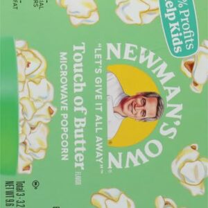 Newman's Own Light Butter Popcorn, 3.5 Oz, 3 Ct