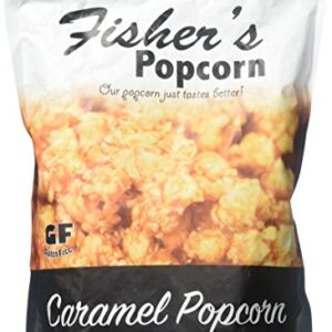 Fisher's Popcorn Caramel Bag, 10 oz.