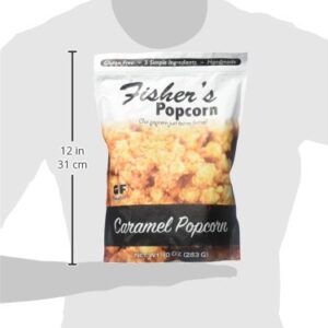 Fisher's Popcorn Caramel Bag, 10 oz.