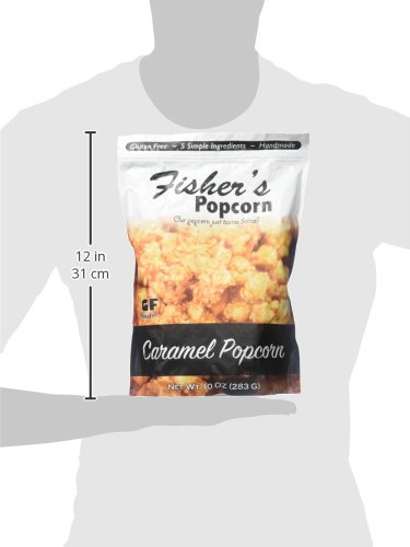 Fisher's Popcorn Caramel Bag, 10 oz.