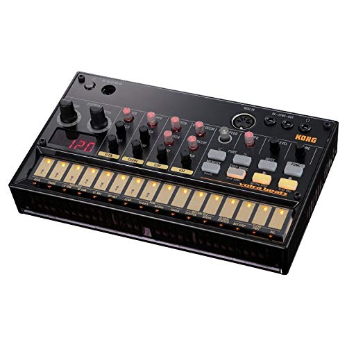 Korg, 16-Key Synthesizer (VOLCABEATS),Black