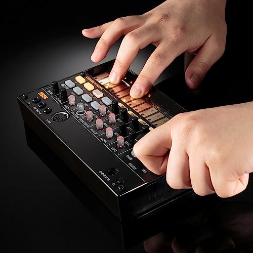 Korg, 16-Key Synthesizer (VOLCABEATS),Black