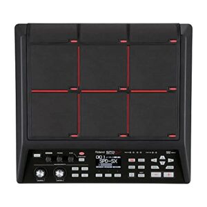 roland spd-sx percussion sampling pad with 4gb internal memory, black medium