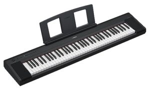 yamaha 76-key piaggero ultra-portable digital piano, black (np35b)