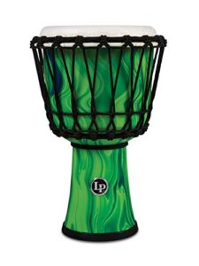 latin percussion world collection circle djembe (lp1607gm) green