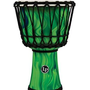 Latin Percussion World Collection Circle Djembe (LP1607GM) Green