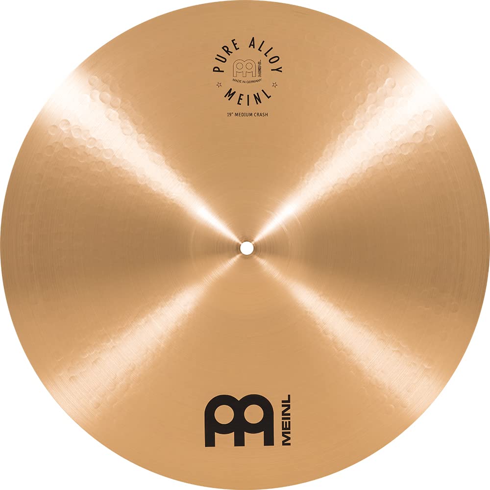 Meinl Cymbals Pure Alloy 19" Medium Crash — Made in Germany, 2-Year Warranty, (PA19MC)