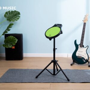 Eno Music Rubber Beginner Drum Practice Pad with Audible Metronome 2 in 1 Percussionists Rhythm Training Tool